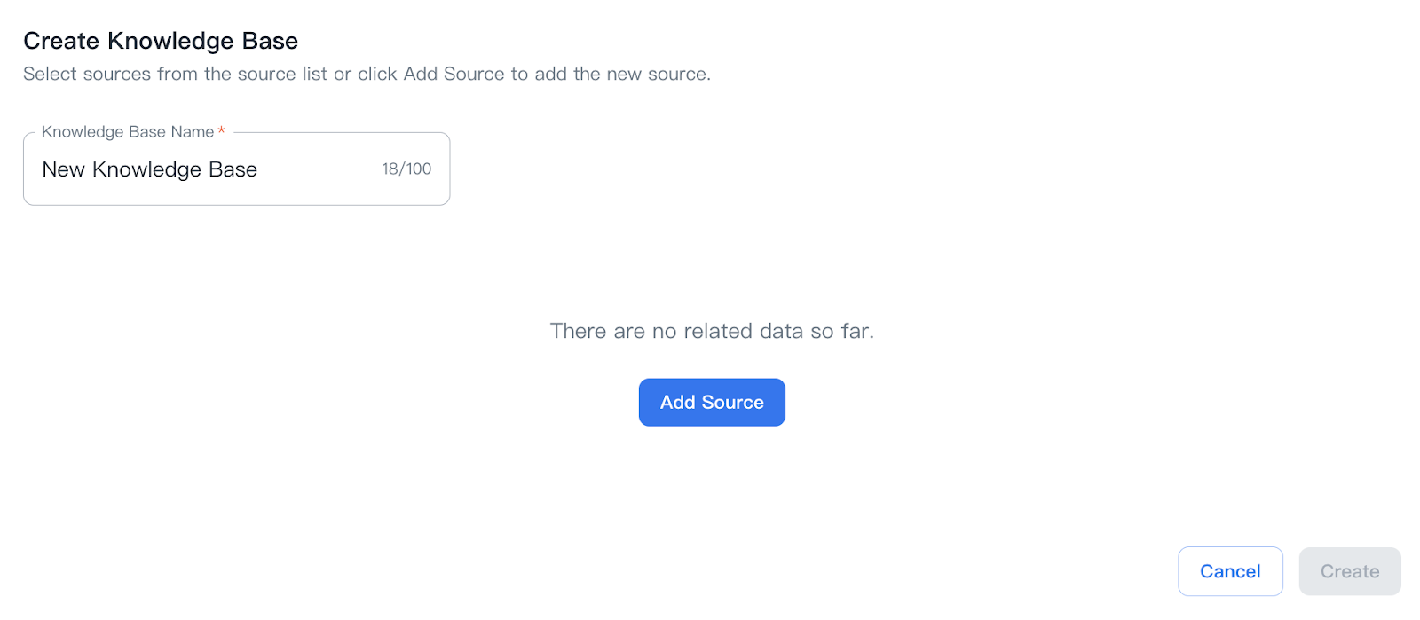 Create Knowledge Base – BlendVision