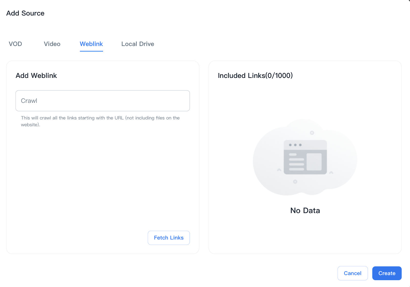 Create Knowledge Base – BlendVision