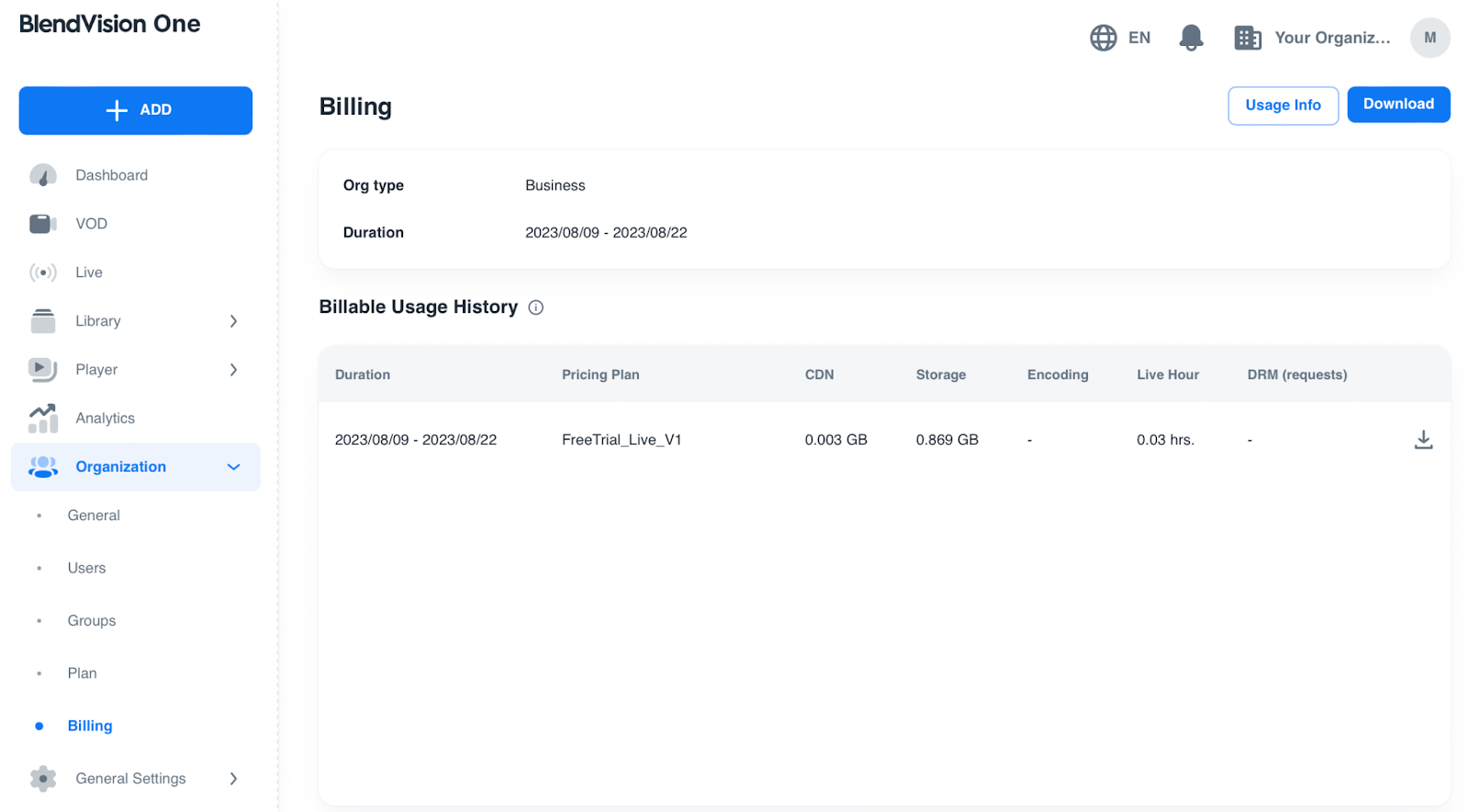 Organization Module Introduction for Admin – BlendVision