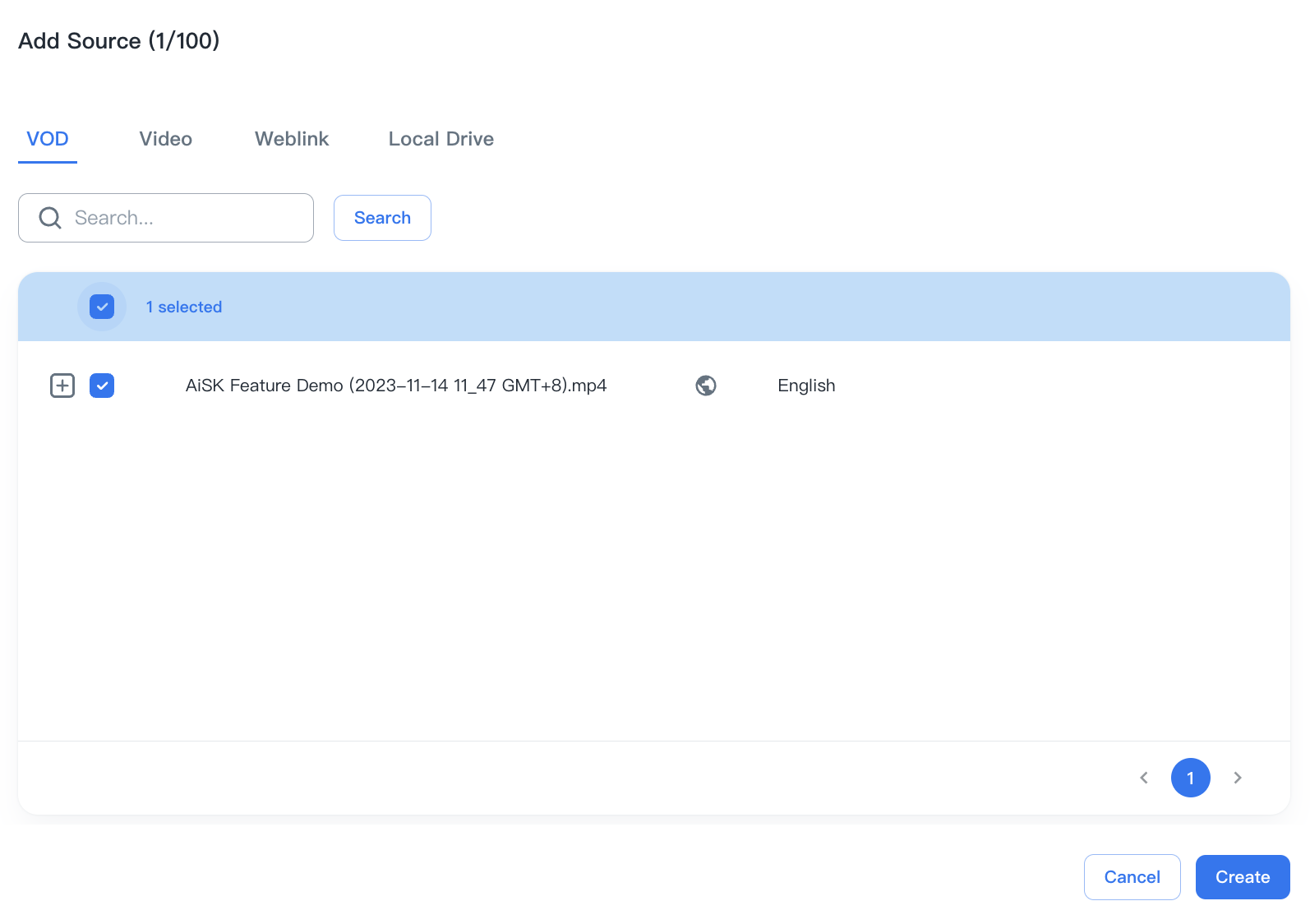Create Knowledge Base – BlendVision
